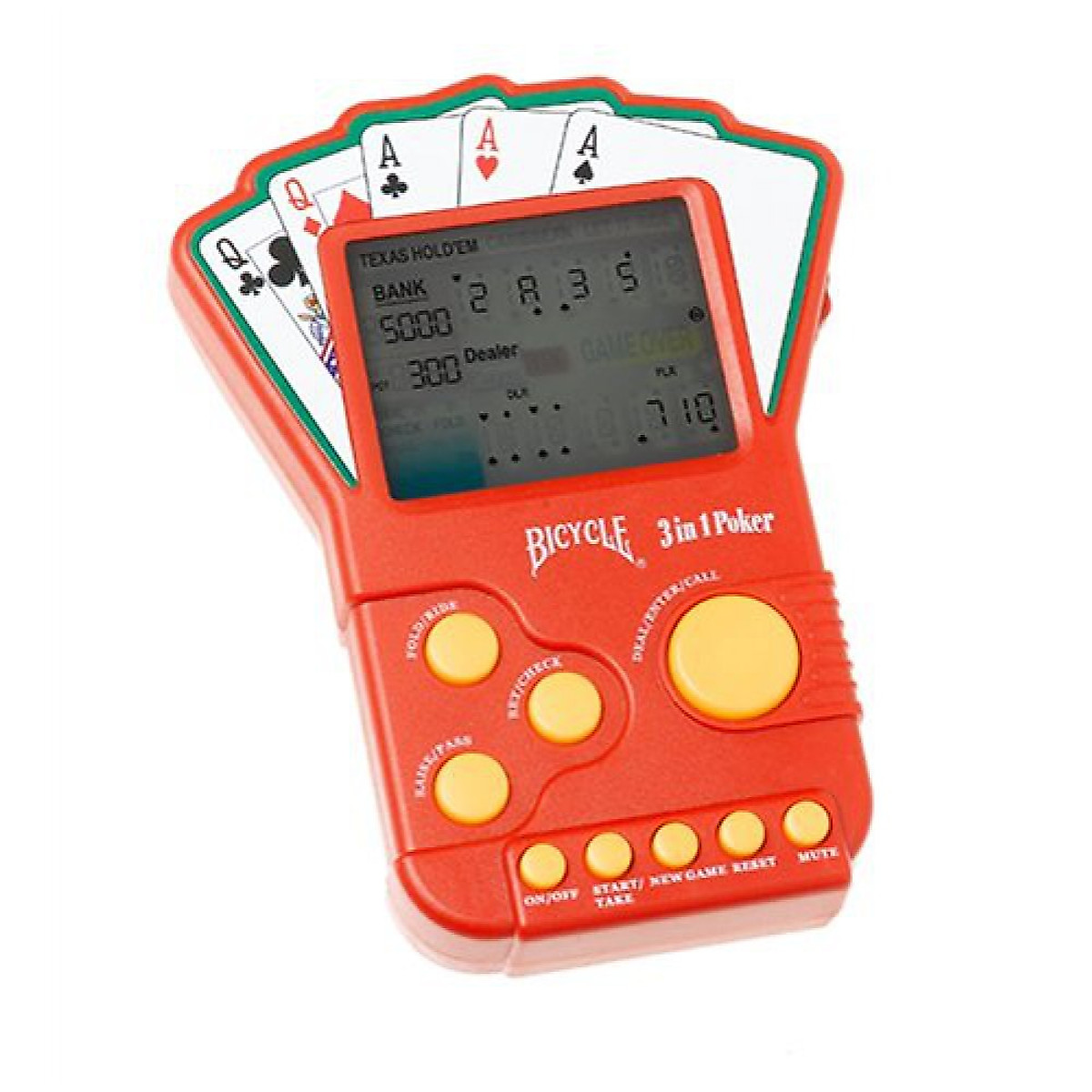 Bicycle Illuminated Texas Hold 'Em, Plus Caribbean & Let it Ride Electronic Game