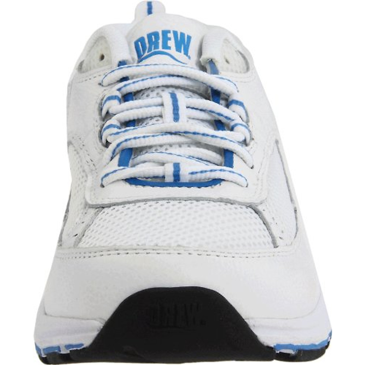Drew Shoe Women's Athena, White/Blue, 7.5 WW US