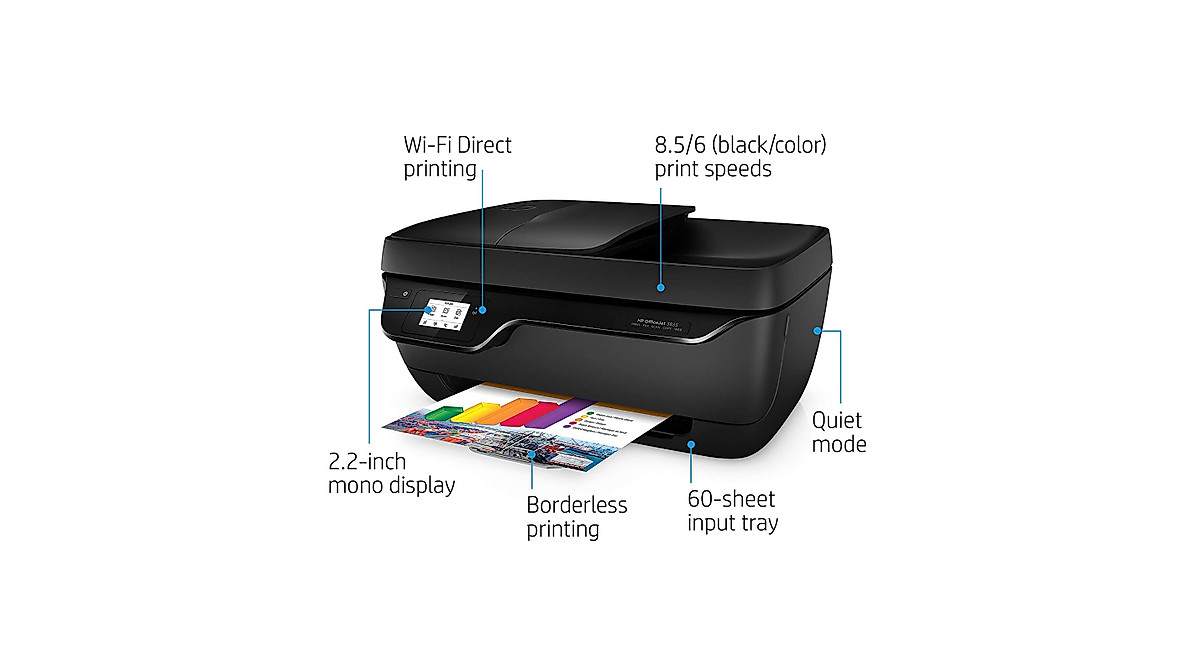 HP OfficeJet 3833: All-in-One Printer with Instant Ink