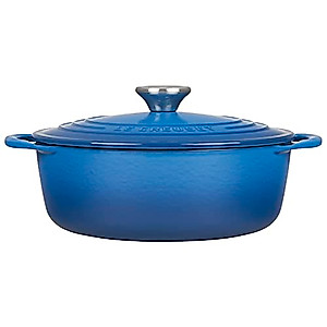 Le Creuset Enameled Cast Iron Shallow Round Oven, 2.75 Qt., Marseille