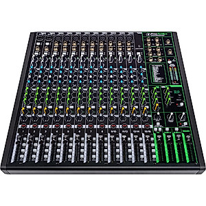 Mackie ProFX16v3 16-Channel Sound Reinforcement Mixer with Built-In FX, Gator Cases G-MIXERBAG-2118 Mixer Bag & Stereo Cable 10' Bundle