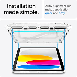 Spigen Tempered Glass Screen Protector [GlasTR EZ Fit] Designed for iPad 10th Generation 10.9 inch (2022) [9H Hardness/Case-Friendly]