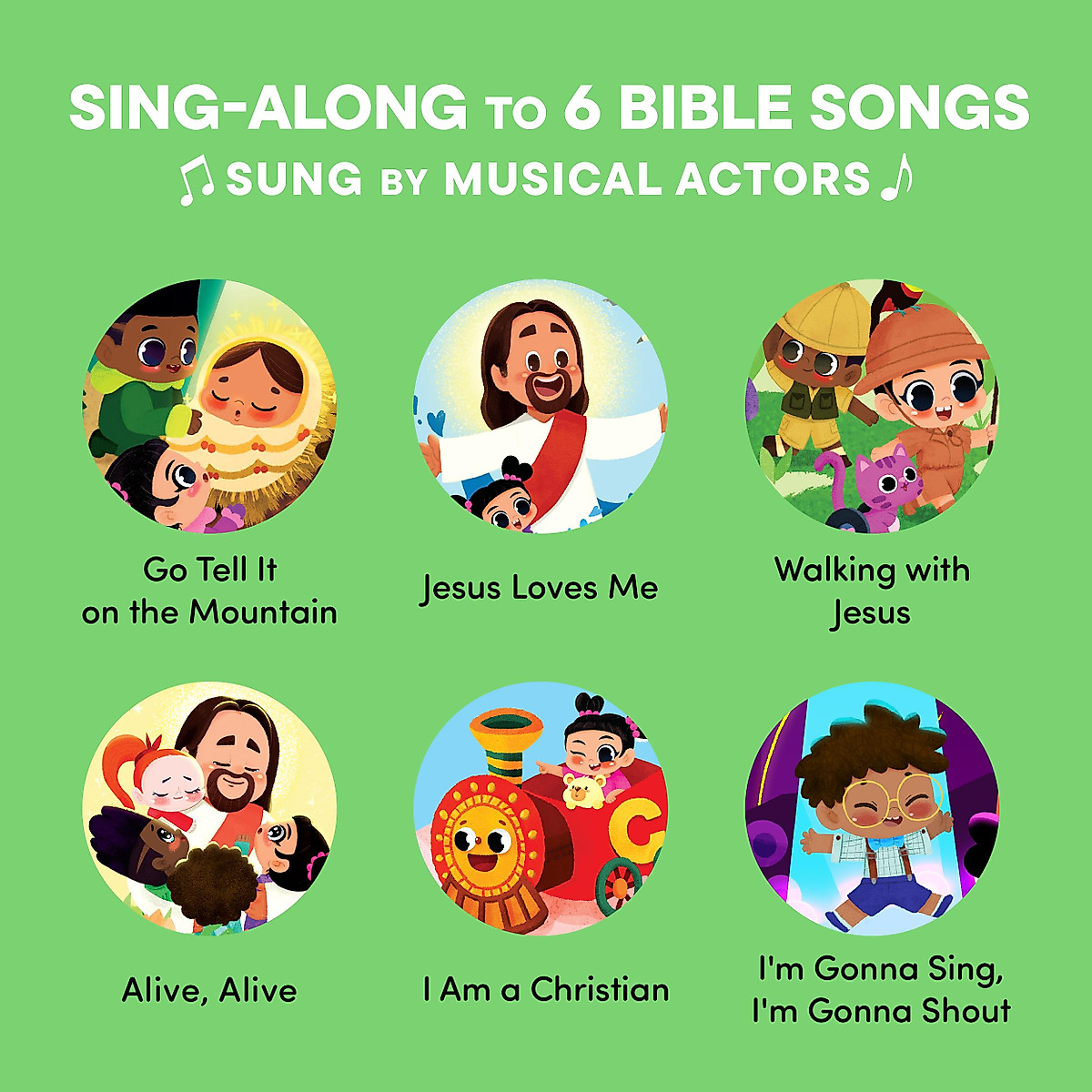Jesus Loves Me - Christian Sound Book, Sing Along Bible Songs | Christmas, Christening, Dedication, Baptism Gifts for Boys, Girls, Kids, Babies | Religious Toys, Interactive Music Books for Toddlers
