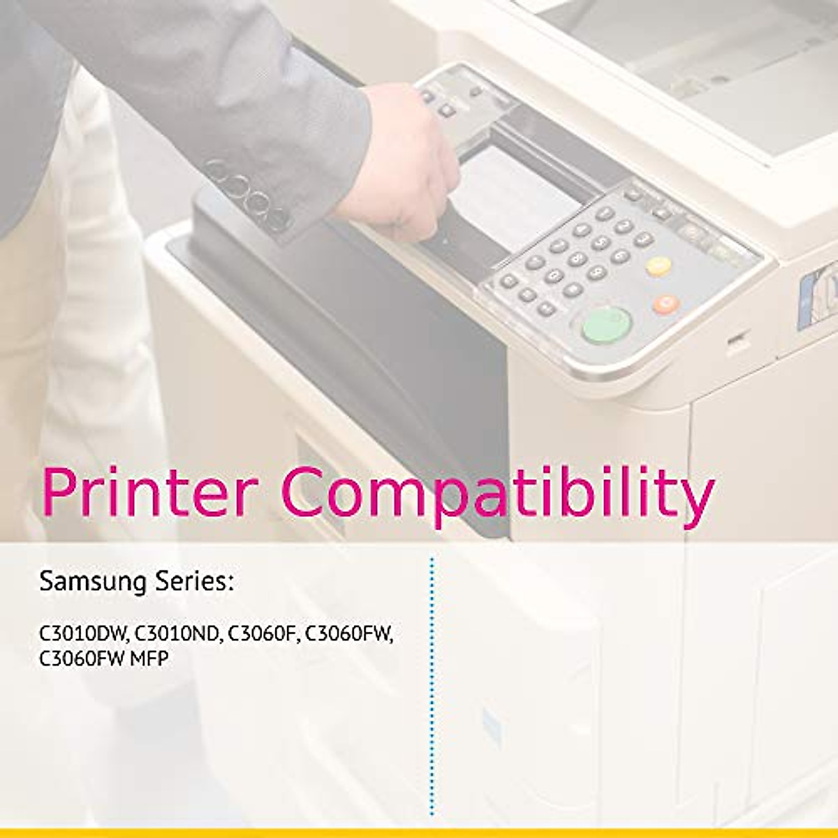 CS Compatible Toner Cartridge Replacement for Samsung CLT-503L CLT-M503L Magenta ProXpress C3010DW ProXpress C3010ND ProXpress C3060F ProXpress C3060FW