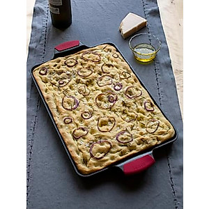 Lodge 15.5"x10.5" Cast Iron Baking Pan, Black