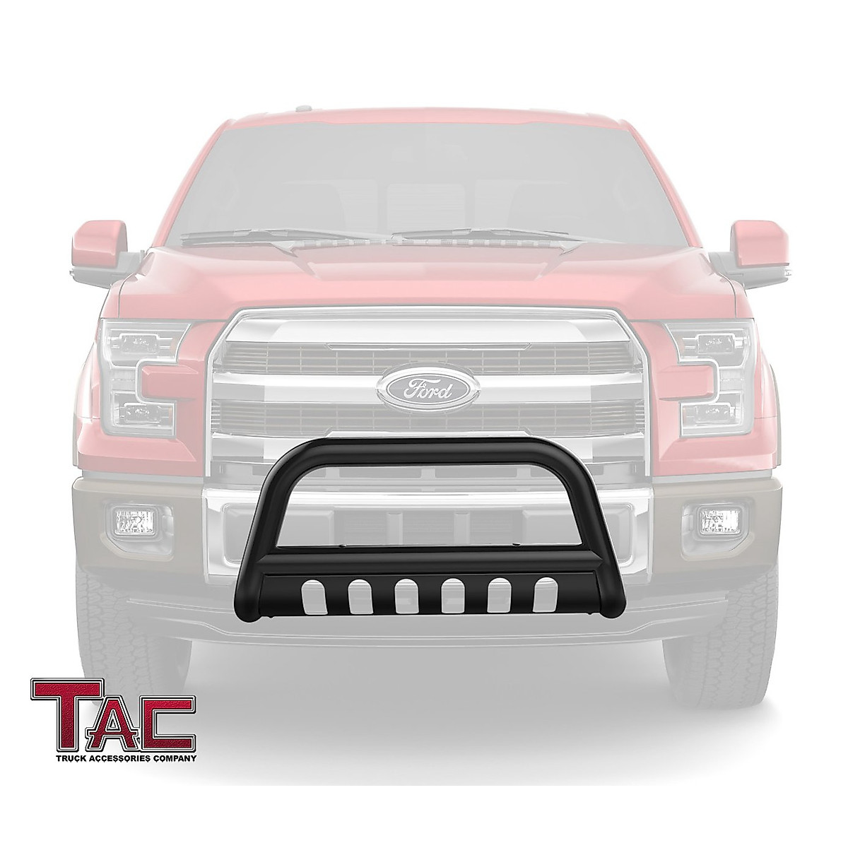 TAC Bull Bar Fits 2004-2024 Ford F150 (Exclude Heritage edition/all F150 Raptor models/2020-2022 Diesel models)|2022-2024 F150 lightning EV|2003-2017 Expedition 3" SUV Black Bumper Guard