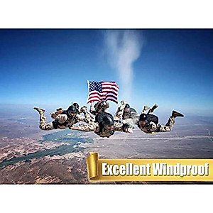 This 3x5 ft American Flag Outdoor The Strongest, Longest Lasting, 3x5 ft. 100% Made in USA Embroidered Stars Sewn Stripes Brass Grommets Foot Heavy Duty Nylon…