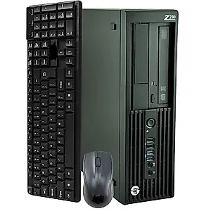 HP ProDesk Z230 SFF Computer Desktop PC, Intel Core i5 3.2GHz Processor, 16GB Ram, 128GB M.2 SSD, 1TB HDD,Wireless Keyboard & Mouse, WiFi | Bluetooth, Windows 10 Pro (Renewed)