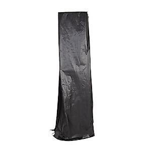 Fire Sense 60949 Vinyl Cover Full Length Outdoor For Patio Heaters With Square Reflectors Heavy Duty 10 Gauge Felt Lined Waterproof Weather Resistant With Zipper - Square Patio Heater