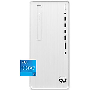 HP Pavilion Desktop TP01-3016 PC Intel Core i5-12400 2.50 GHz (up to 4.4 GHz) 12 GB DDR4-3200 RAM 256 GB PCIe NVMe TLC M.2 SSD Intel UHD Graphics 730 Windows 11(Renewed)