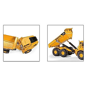 A40D Dump Truck Yellow 1/87 (HO) Diecast Model by Siku SK1877