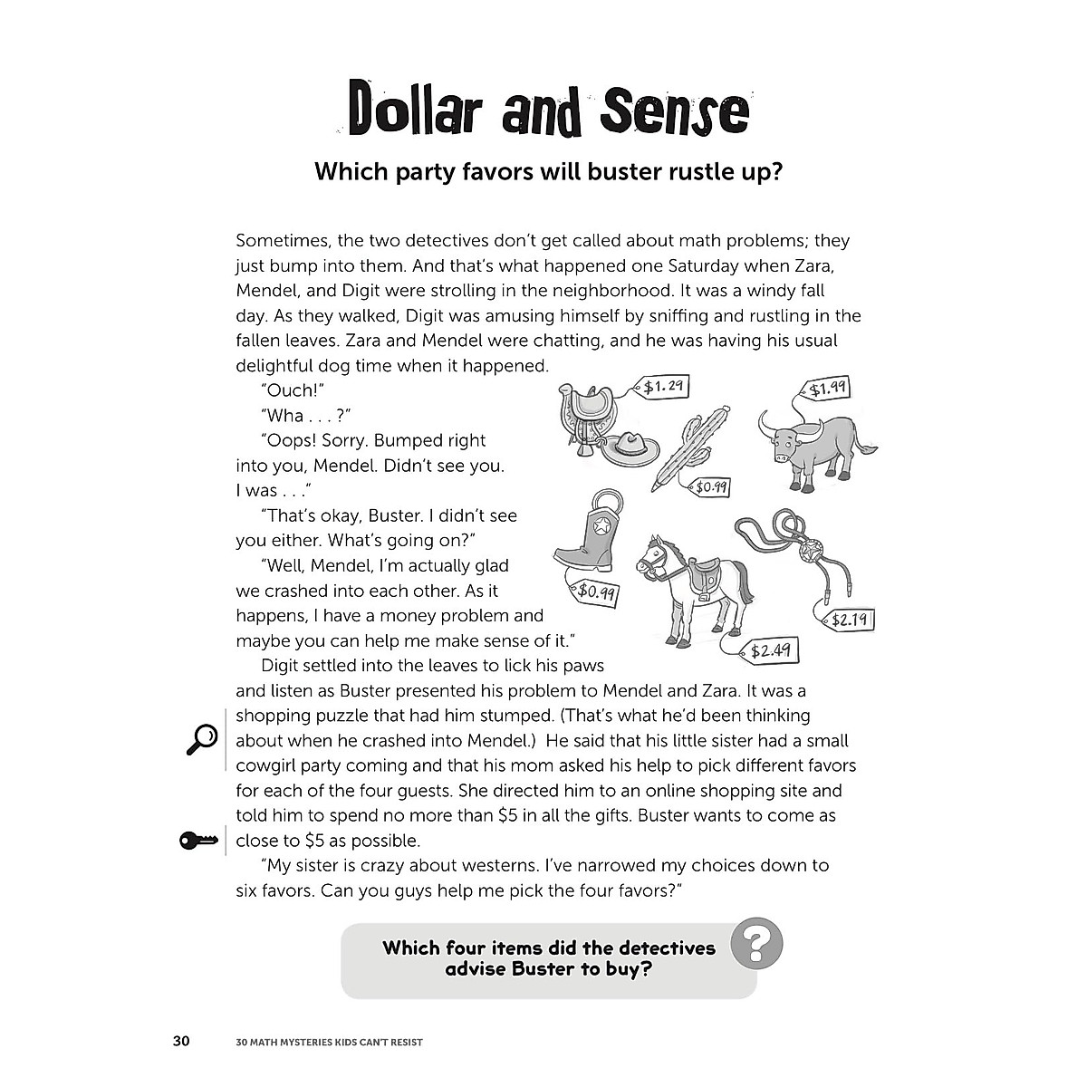 Scholastic 30 More Math Mysteries Kids Can't Resist!, Grades 3-5