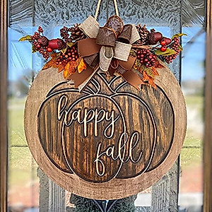Halloween Welcome Hanging Door Sign Wreath Decoration Truck Doorplate Halloween Goods Pumpkin Autumn Stolen Home Home Decor (As show, One Size)
