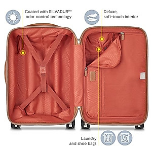 DELSEY PARIS Chatelet Air 2.0 Hardside Luggage with Spinner Wheels, Angora, Carry on 20 Inch