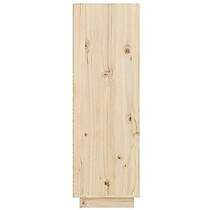 VRAXO Shoe Cabinet 23.6"x13.4"x41.3" Solid Wood Pine,Shoe Racks & Organizers-36.19lbs