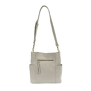 Joy Susan Women's Kayleigh Side Pocket Bucket Bag - Classic Grey