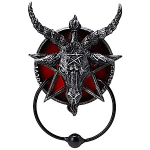 Nemesis Now B4474N9 Black Baphomet Door Knocker 20.5cm