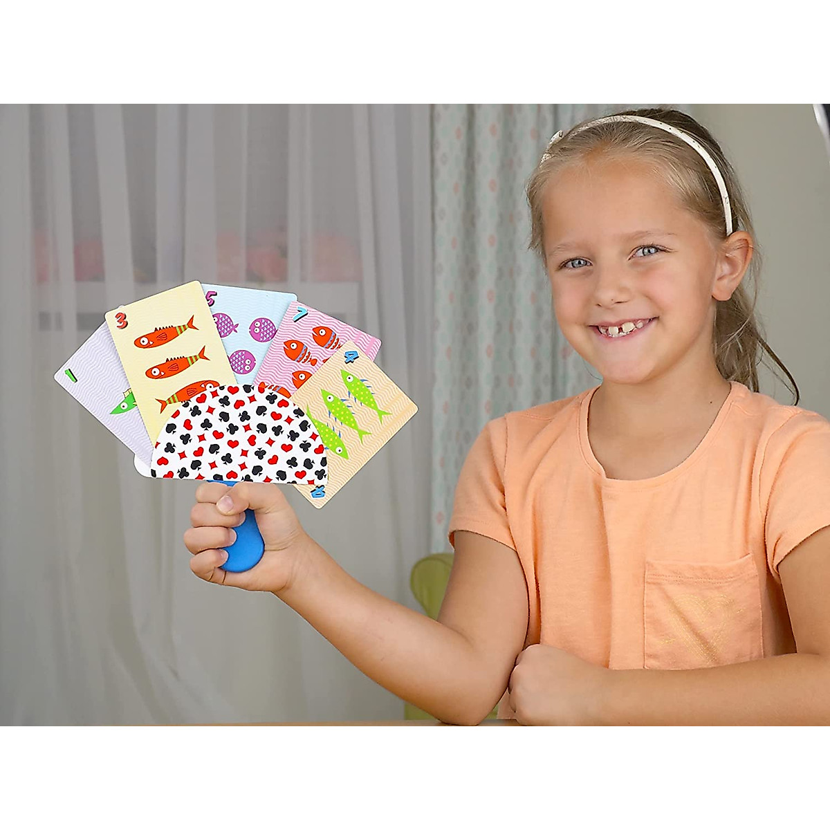 Regal Games 2 Pack Card Holders for Playing Cards - Kids Card Holder with Plastic Paddles - Ideal for Family Fun Game Night and Travel (Ages 3+)