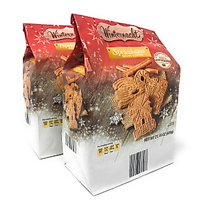 Spiced Cookies, Spekulatius Authentic German Holiday Cookies by Winternacht 600 grams (pack of 2)