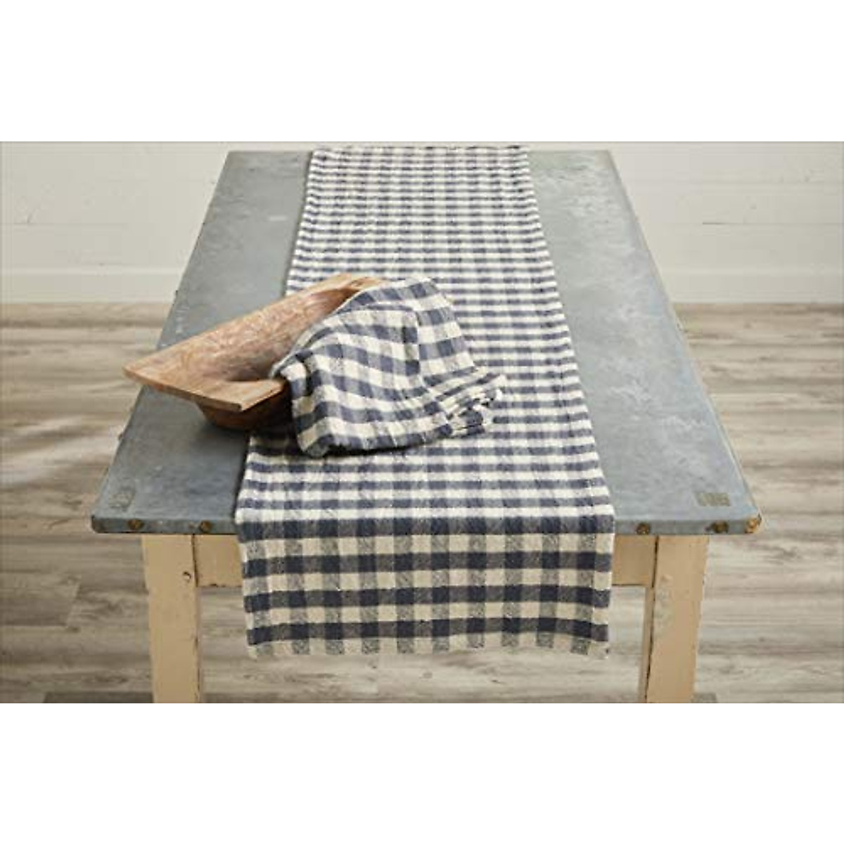 Mud Pie DOUGH BOWL SET, Brown, small 5" x 20" x 8" | large 5" x 24" x 10 1/2"