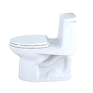 TOTO MS854114E#01 Eco Ultramax Elongated One Piece Toilet, Cotton White