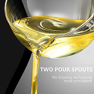 UPKOCH Glass Saucepan Glass Saucepan Stovetop Pot Small Milk Pan Soup Pot Cooking Sauce Pan with Pour Spout and Handle for Home Kitchen Restaurant 200ml Blue