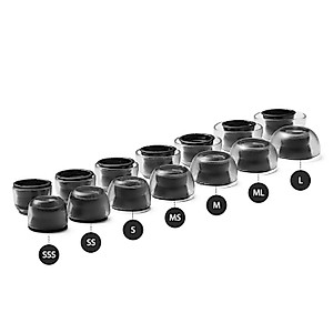 AZLA Crystal for Airpods Pro 1st & 2nd Gen (M/ML/L) – Airpod Pro Ear Tip Replacement – Airpod Pro Tips with Premium Silicone, Airpod Pro Tips, Airpod Ear Tips