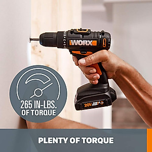 Worx WX101L.9 20V Power Share Cordless Drill & Driver (Tool Only)