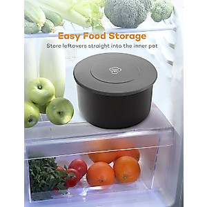 Silicone Lid Inner Pot Cover Accessories Compatible with Ninja Foodi Pressure Cooker and Air Fryer 6.5 Quart and 8 Quart, Grey,By SiCheer