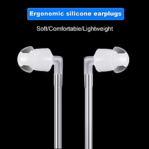 Gejoy 4 Pieces Secret Service Costume Cosplay Set Security Earpiece Earplugs Acoustic Tube Ring Bearer Headset and Sunglasses Ring Wedding Bearer Security (Black Glasses Frame)