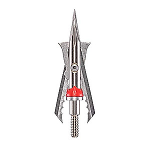 Rage Hypodermic Trypan 2-Blade Crossbow Broadhead, 150 Grain, Silver, 3 Count