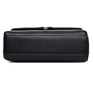 Small Shoulder Bag with 2 Removable Straps Leather Crossbody Clutch Purse Tote Handbag for Women Brown