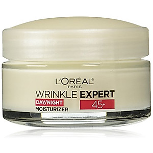 L'Oreal Paris Wrinkle Expert 45+ Anti-Aging Face Moisturizer with Retino-Peptide, Non-Greasy, Suitable for Sensitive Skin, 1.7 fl. Oz