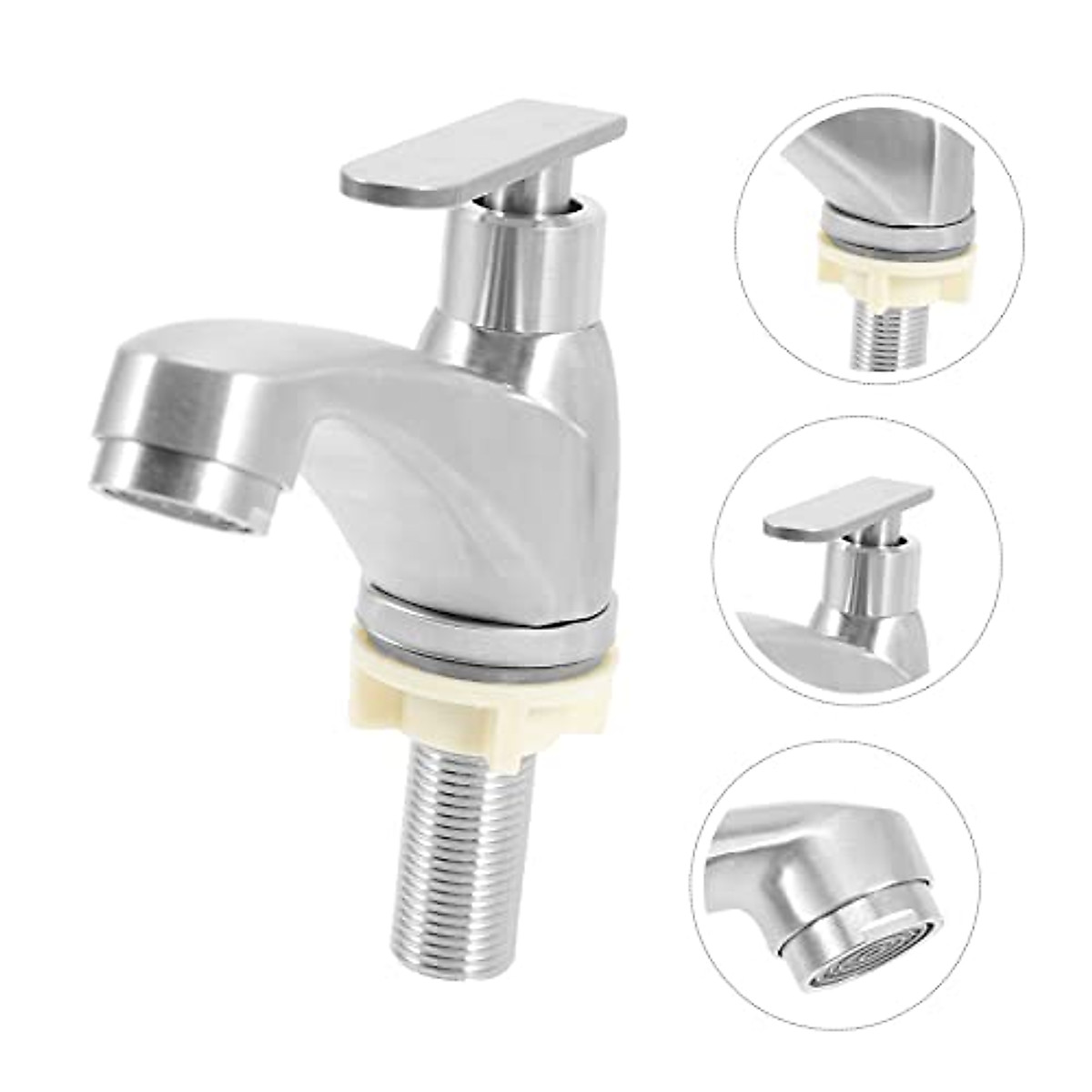 Gadpiparty 5pcs Black Sink Faucet Bathroom Black Bathtub Faucet Bathroom Faucet Faucets for Bath Sinks Waterfall Faucet for Bathroom Sink Faucet for Bathtub Black Faucet Stainless Steel