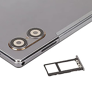 Android 12 Tablet 10 Inch Tablet, Octa Core CPU 8GB RAM 256GB ROM, 1960x1080 10 inch IPS Screen, 7000mAh Battery, 8MP and 16MP Cameras, Gray