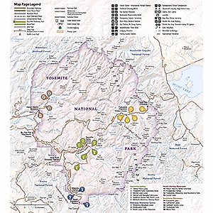 Yosemite National Park Day Hikes Map (National Geographic Topographic Map Guide, 1704)