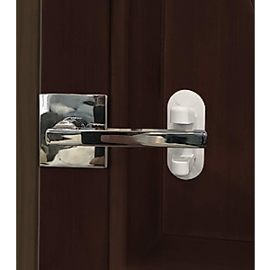 Door Lever Lock (6 Pack) Child Proof Doors & Handles, Adhesive - Child Safety by Tuut