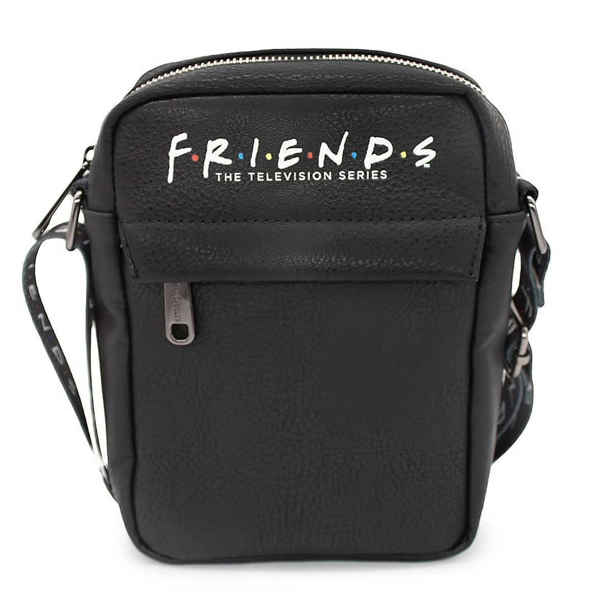 Buckle Down Friends Bag, Crossbody, Logo, Vegan Leather