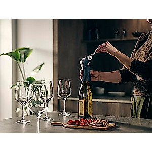 Joseph Joseph BarWise Compact Folding Lever Corkscrew Wine Opener with Foil Cutter, One-Size, Blue