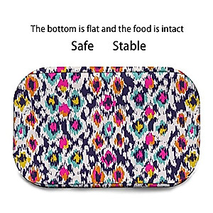 Tribal Aztec Geometric Art Lunch Bag, Lunch Box Portable Insulated Lunch Tote Bag, Thermal Cooler Bag for Women Work Outdoor