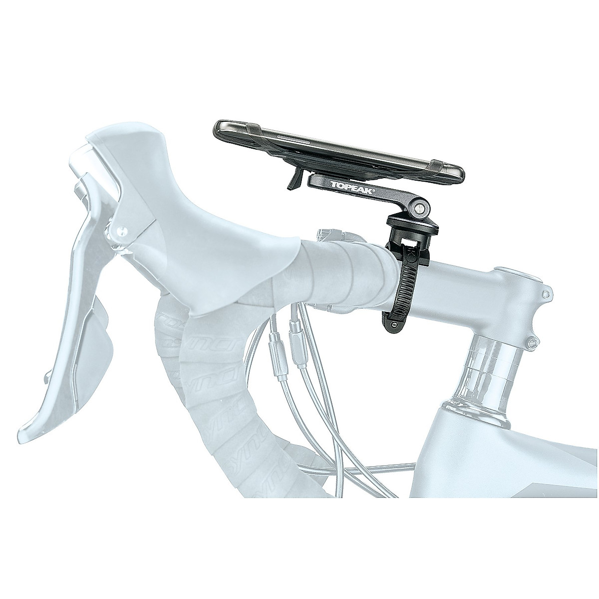 Topeak Omni RideCase DX with Bike Mount, for 4.5” to 6.5” Screen, grey, black