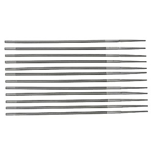 Hipa (Pack of 12 3/16-Inch (4.8 mm) Professional Round Chainsaw Chain Sharpening Files for Chainsaw with .325 Pitch Chains, Replace for Oregon 70503