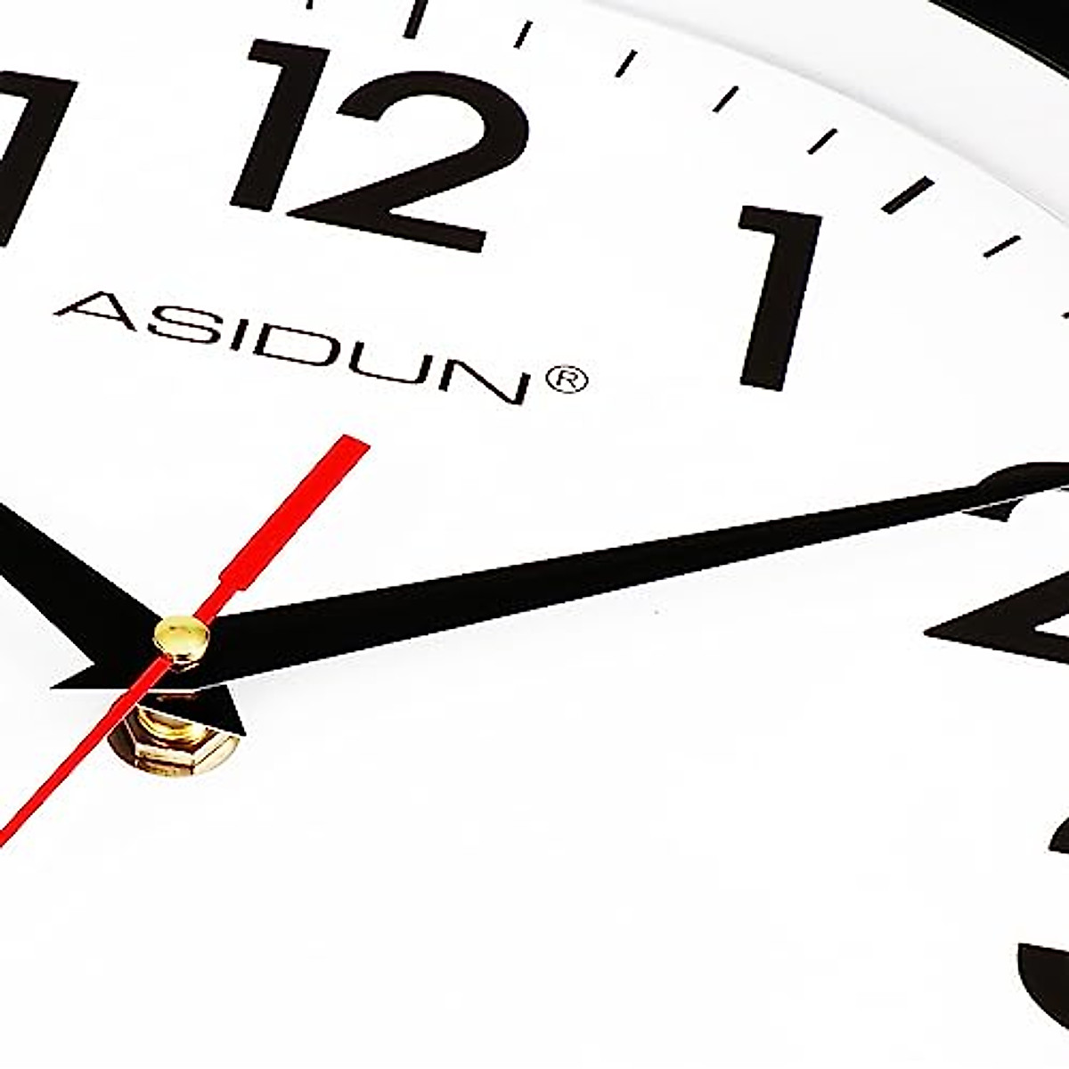 Eimtopy Wall Clock 10 Inch Silent Quality Quartz Battery Classic Digital Clock Modern Wall Clock for Office Bedroom Living Room Kitchen Home School Decor