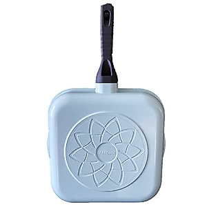 7 piece JADE COOK Set 9.5" Fry Pan, 11" Fry pan, 10" Round griddle, 11" Square grill pan 9.5" Casserole, 5.5" Milk Pot (KFCC Die Cast)