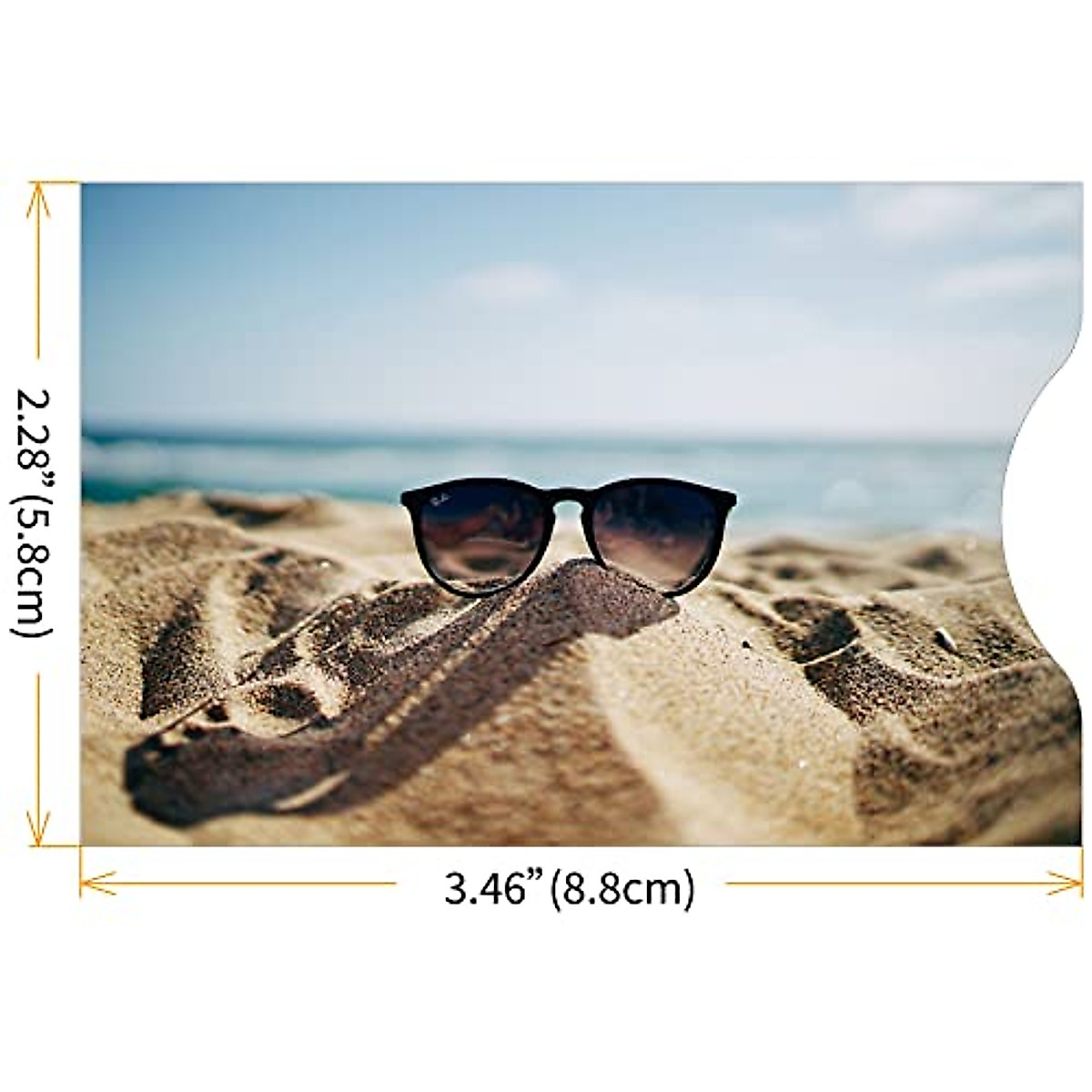 CARSLIFE RFID Blocking Sleeves(Set of 9 Credit Card Sleeves) Anti-theft Credit Card Protector,RFID/NFC Blocking Sleeves,Unique Colorful Pictures