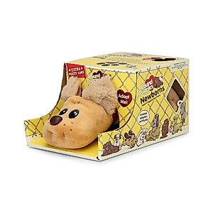 Basic Fun Pound Puppies Newborns Plush - Light Brown Rumple Skin (Fuzzy Ears) Small