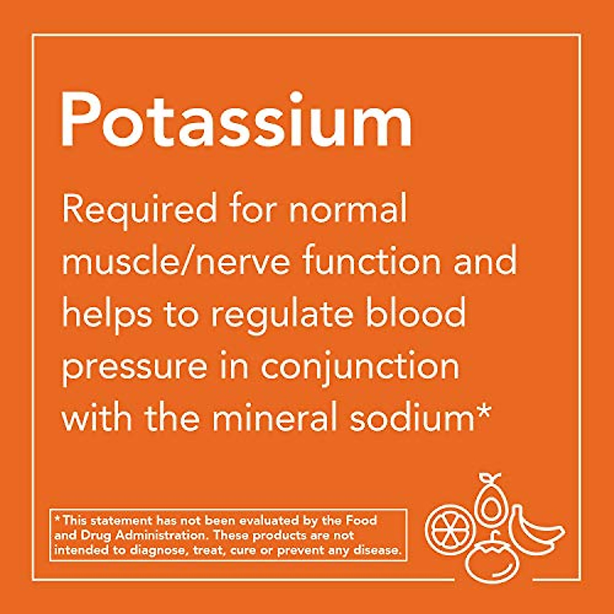 NOW Supplements, Potassium Gluconate 99mg, Easier to Swallow, Essential Mineral*, 250 Tablets