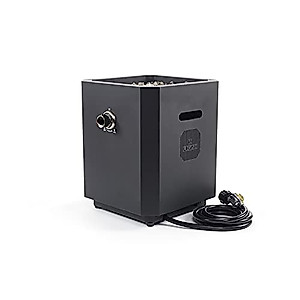 UKIAH The Note Plus - Deluxe Portable Gas Fire Pit with Patented 2.0 Beat to Music Sound System, Black (TK-1053-NP)