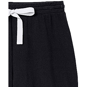 Amazon Essentials Women's Lightweight Lounge Terry Pajama Short, Black, X-Small