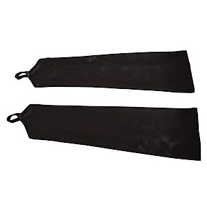 Shinningstar Girls' Boys' Adults' Stretchy Fingerless Over Elbow Cosplay Catsuit Opera Long Gloves (black)